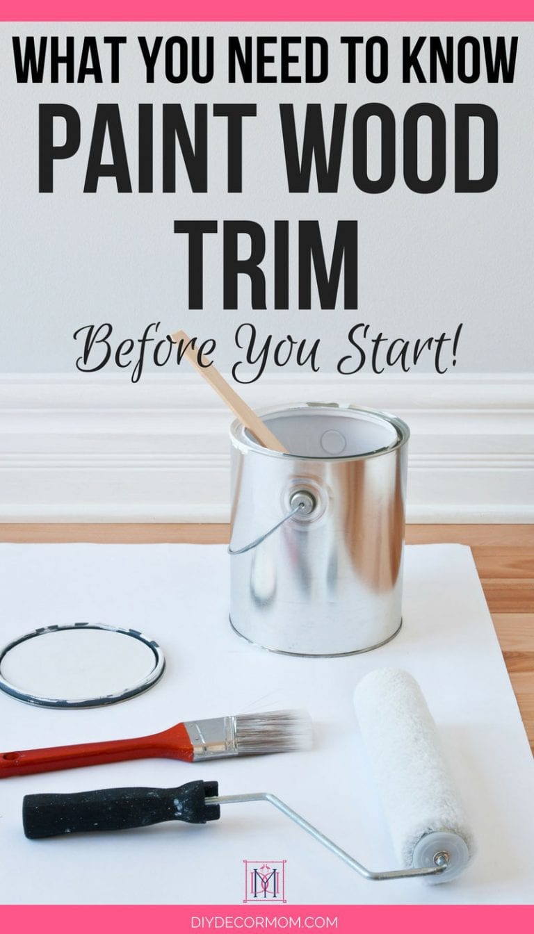 Painting Wood Trim Without Sanding: The Ultimate Tutorial by DIY Decor Mom