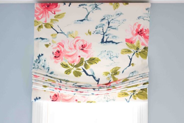 DIY Roman Shade: Make Your Own Roman Shade Tutorial