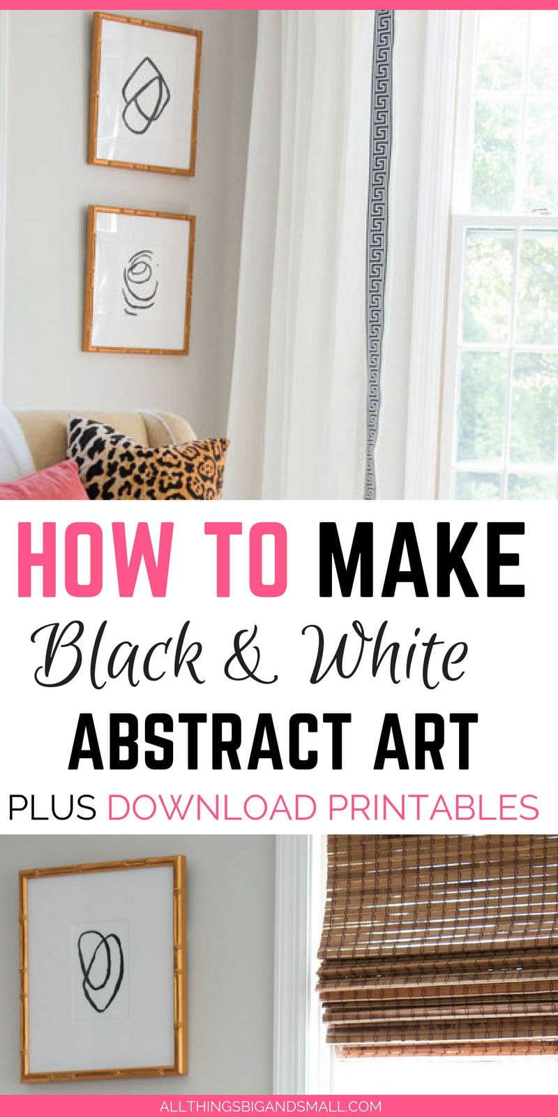 Black and White Art: Easy Abstract Art Anyone Can Do