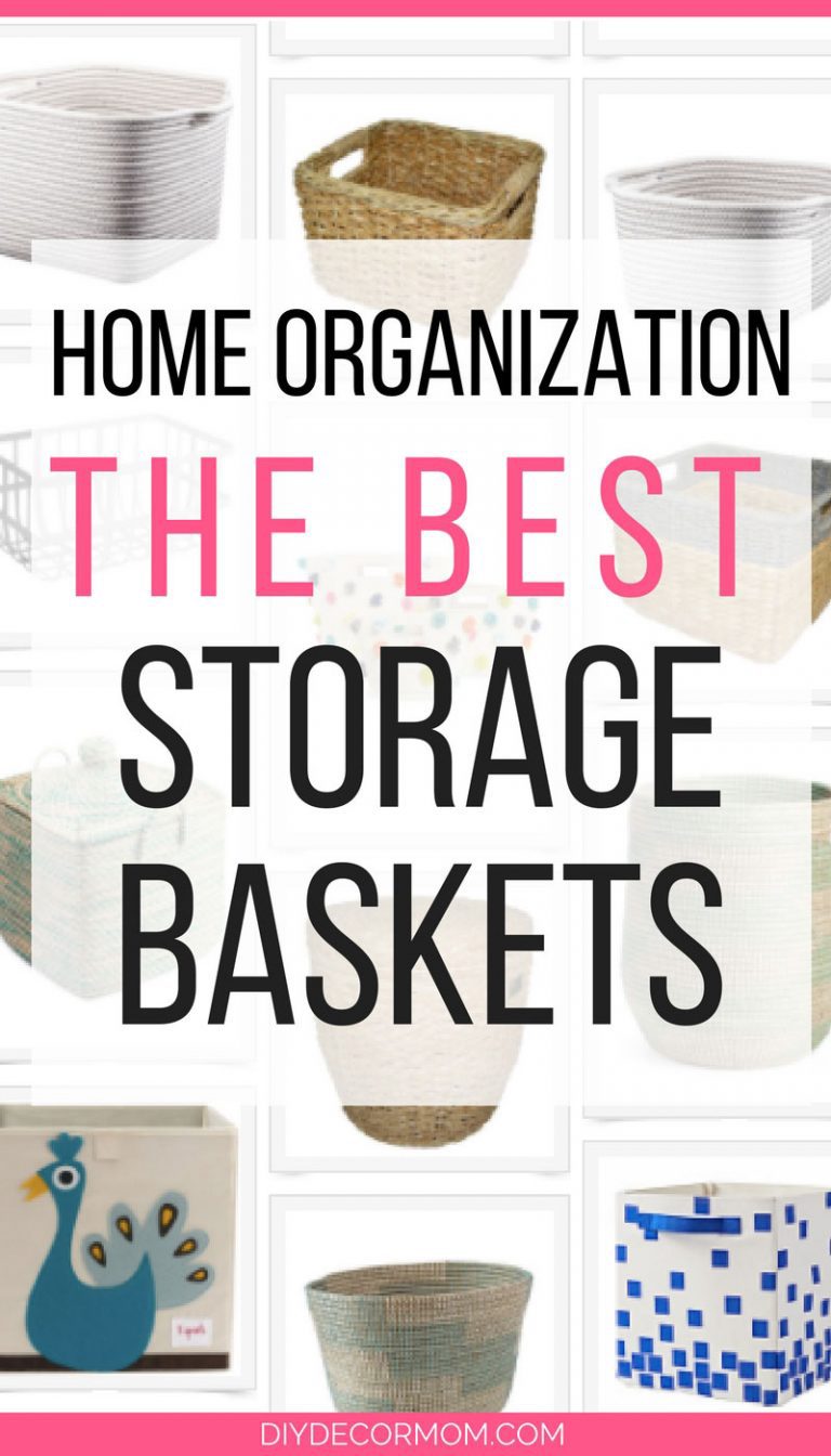 Storage Baskets: Best Baskets to Organize Your Home | DIY Decor Mom