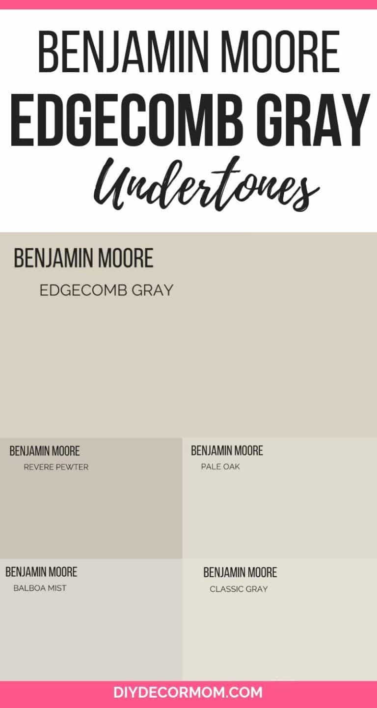 Edgecomb Gray: The Perfect Greige Paint Color? - DIY Decor Mom