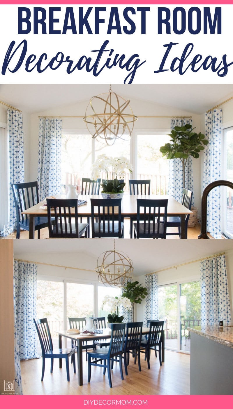 Breakfast Room: Eat in Kitchen Makeover - DIY Decor Mom