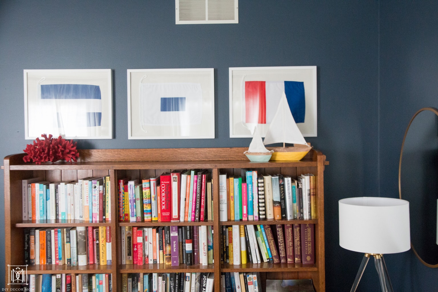 DIY Framed Nautical Flags - DIY Decor Mom