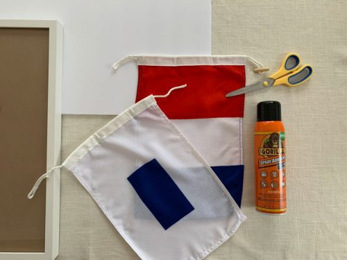 DIY Framed Nautical Flags - DIY Decor Mom