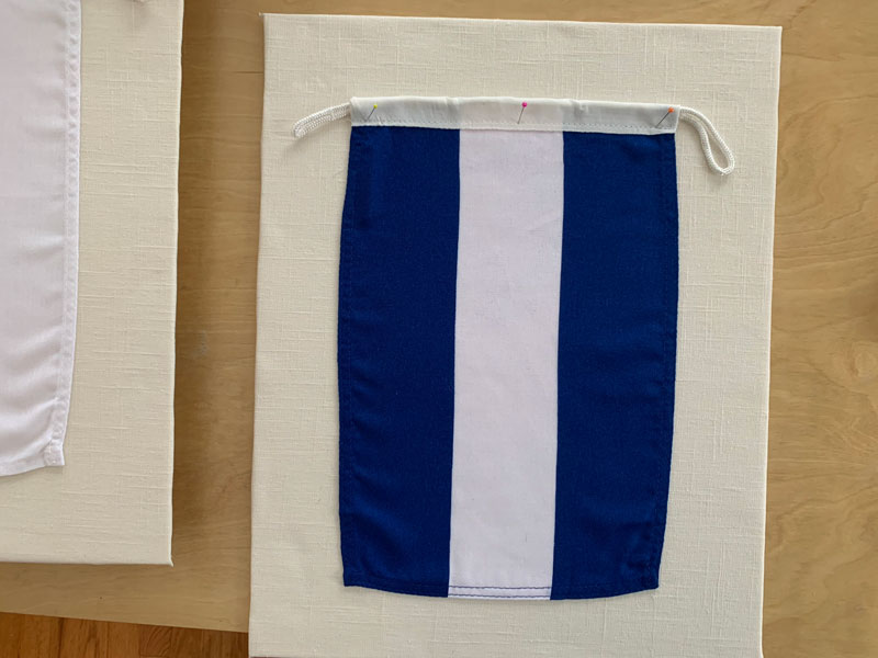 DIY Framed Nautical Flags - DIY Decor Mom