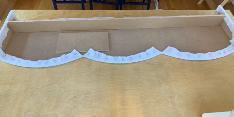 DIY Cornice Board: Fabric Covered Cornice Box Tutorial - DIY Decor Mom