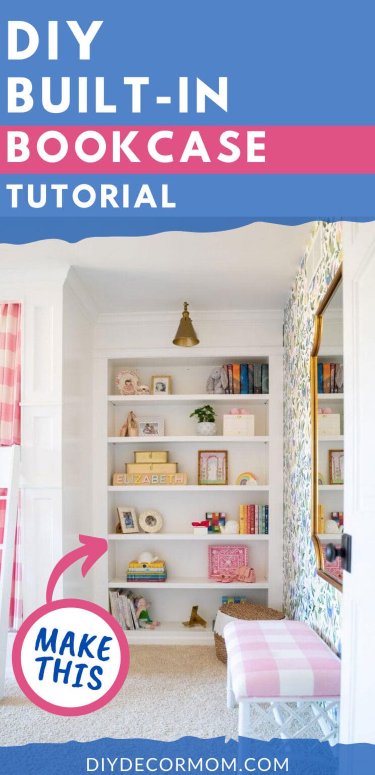 DIY Built-in Bookshelves: How to Build a Bookcase - DIY Decor Mom